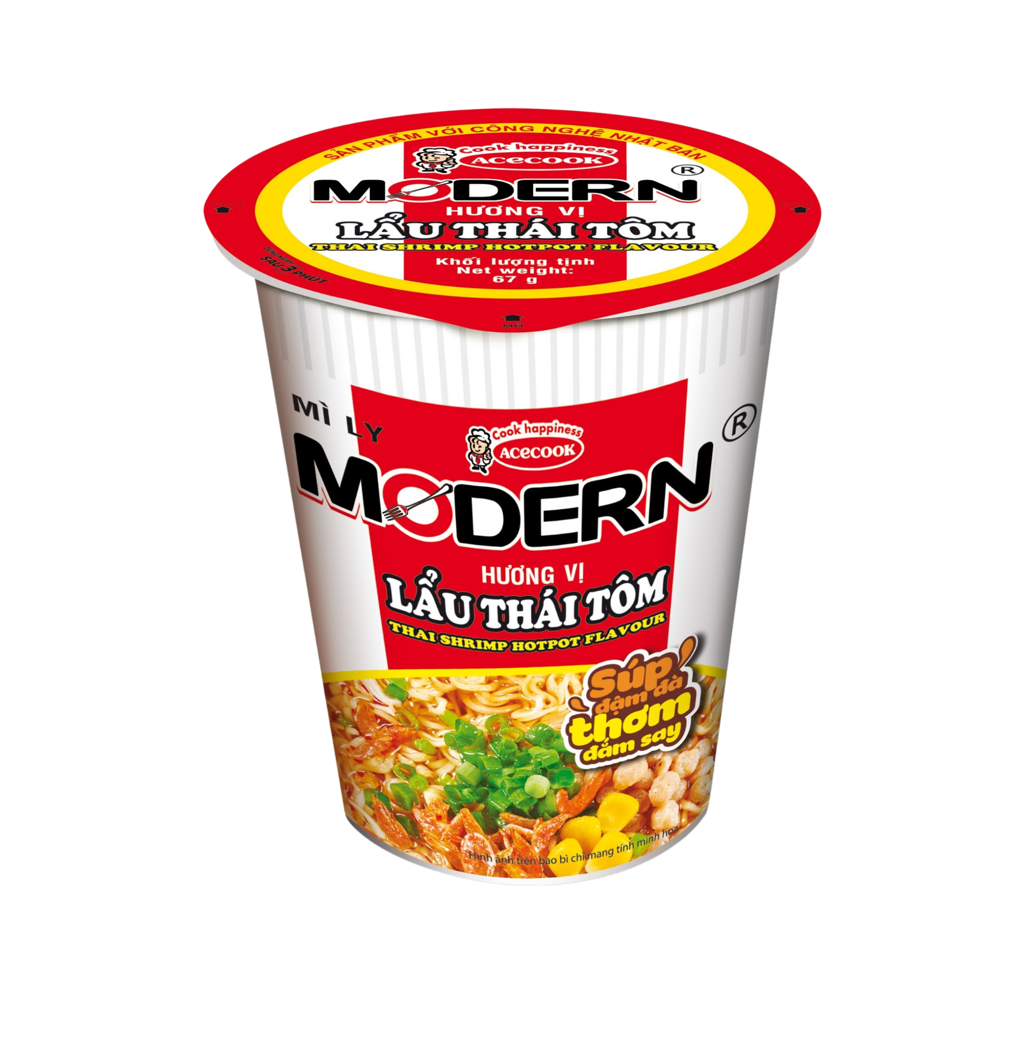 Acecook Thai Shrimp Hotpot Flavor Cup Noodle – A&E Foodstore