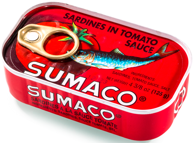Sumaco Sardine with Tomato Sauce 125g – A&E Foodstore