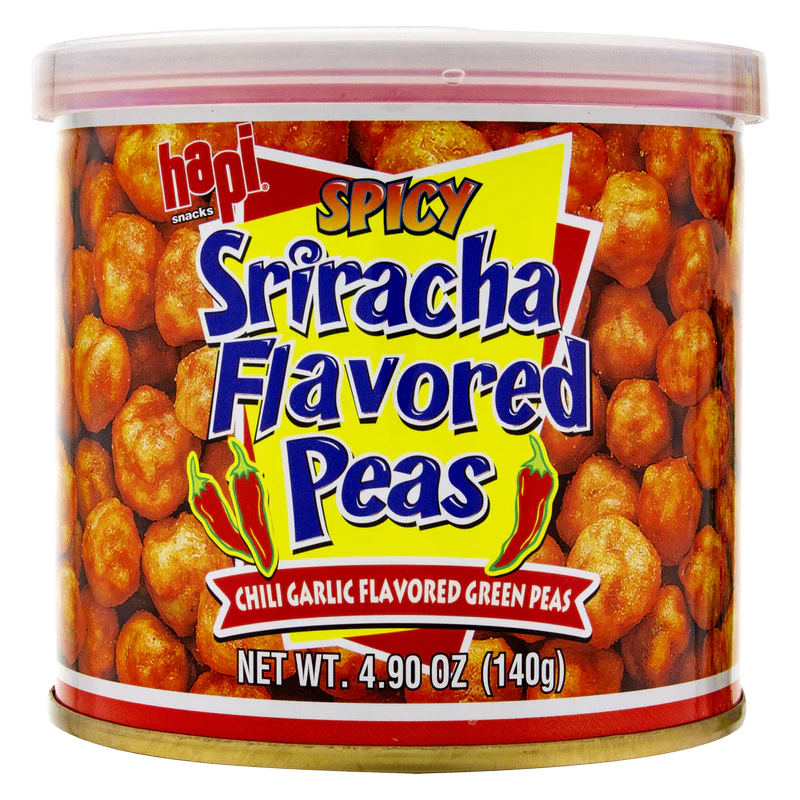 Hapi Snacks Spicy Sriracha Flavored Peas 4.9 oz – A&E Foodstore