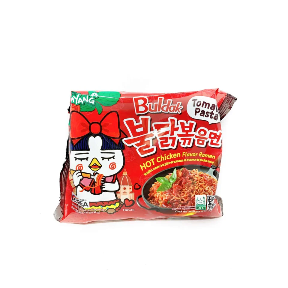 Samyang Buldak Ramen, Tomato Pasta Hot Chicken Flavor – A&E Foodstore