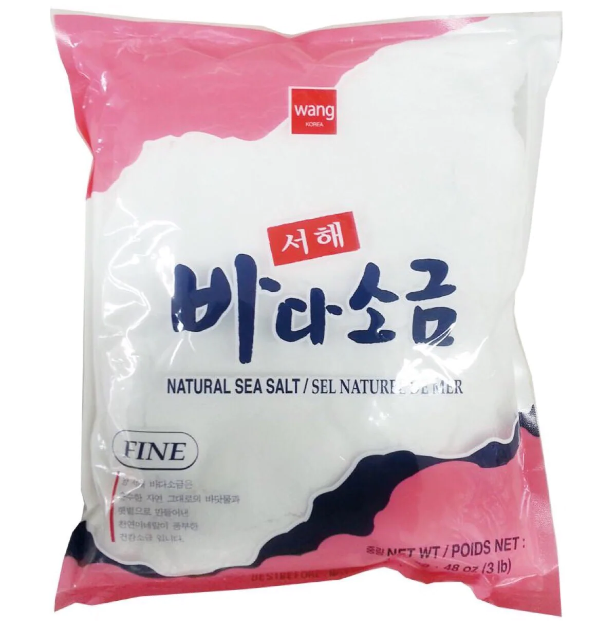 Wang Korea Korean Sea Salt Fine 3lb – A&E Foodstore