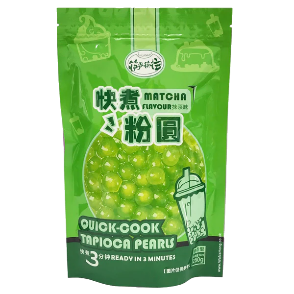 KLKW Quick Cook Tapioca Pearl (Matcha Flavour) 250g – A&E Foodstore