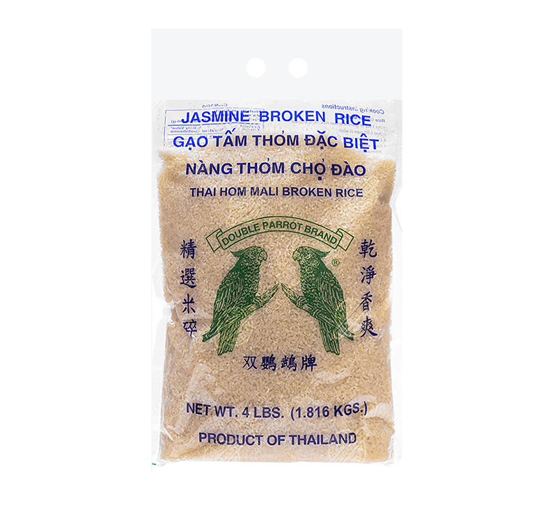 DOUBLE PARROT Broken Jasmine Rice 4LB – A&E Foodstore