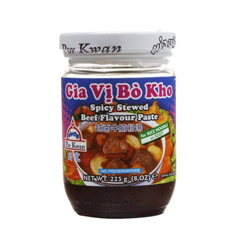 Por Kwan Spicy Beef Stew Paste 225g | Gia Vi Bo Kho – A&E Foodstore