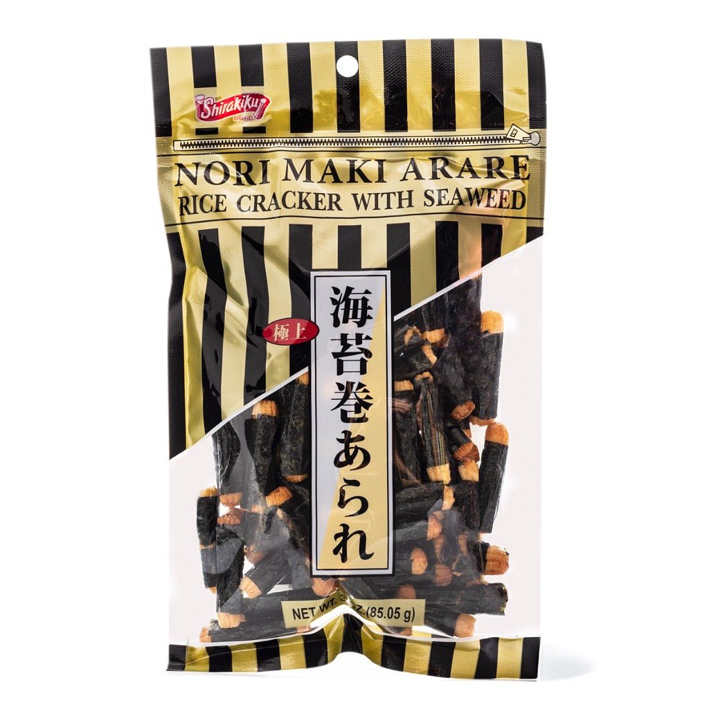 Shirakiku Nori Maki Arare Rice Crackers With Seaweed 3oz – A&E Foodstore