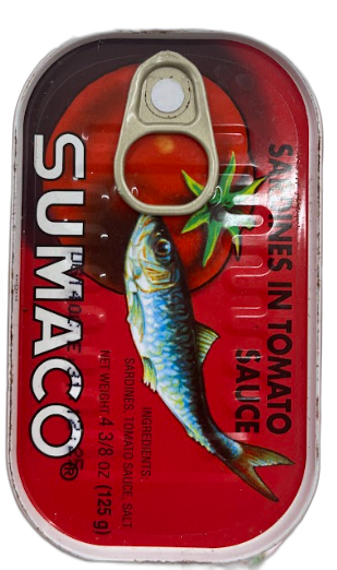 Sumaco Sardine with Tomato Sauce 125g – A&E Foodstore